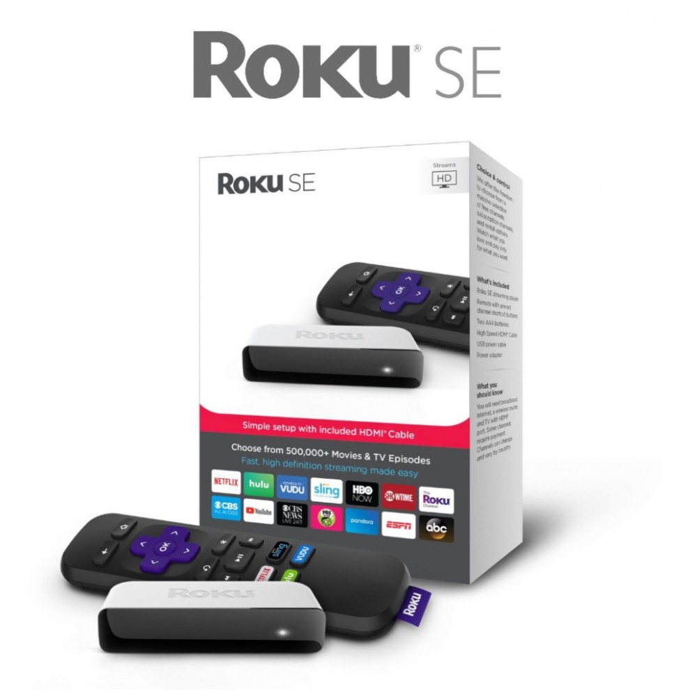 Roku SE Streaming Media Player Roku SE Streaming Media Player