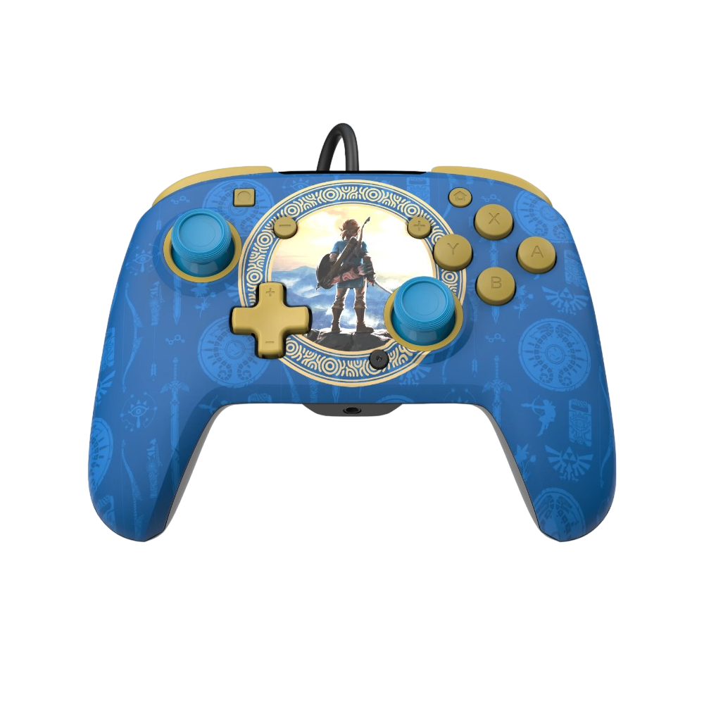 PDP Zelda Breath of The Wild Rematch Wired Controller (500-134-HLBL) PDP Zelda Breath of The Wild Rematch Wired Controller (500-134-HLBL)