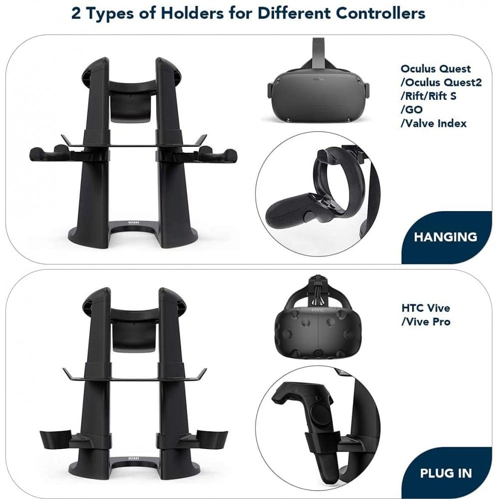 KIWI Design VR Stand, Headset Display Holder and Controller Holder ...