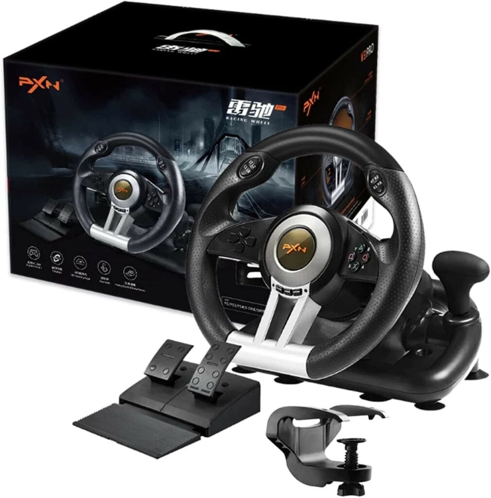 PXN V3 PRO Gaming Steering Wheels - 101 Multimedia
