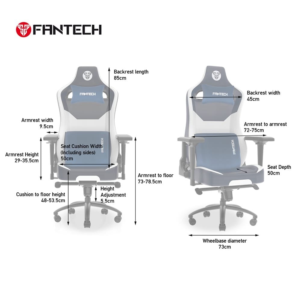 Fantech GC-283 Gaming Chair ALPHA (Red) - 101 Multimedia