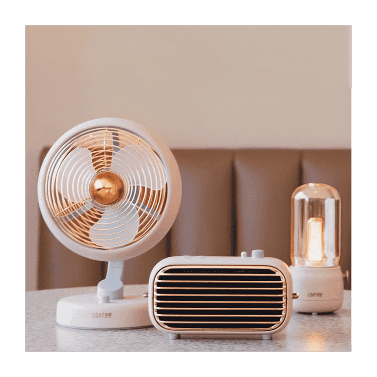 Lofree Fun 2M2 Pilot Table Fan - Pink - 101 Multimedia