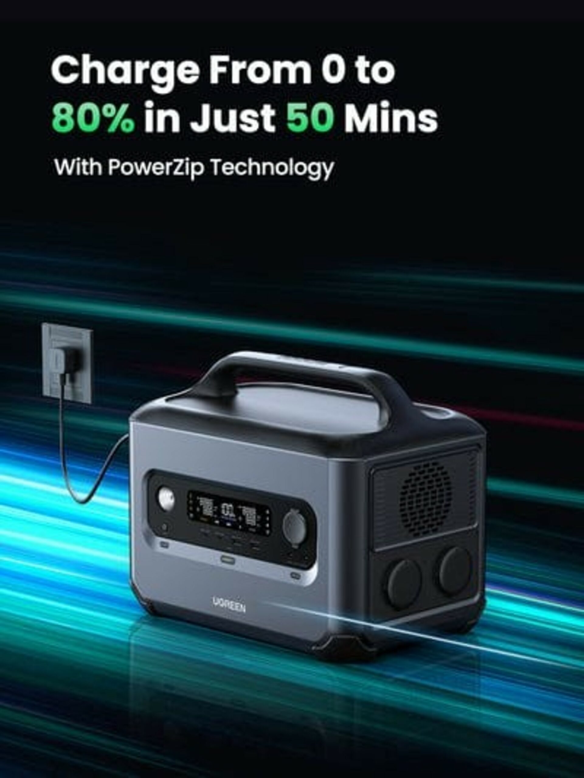 Ugreen - 15055 PowerRoam 1200W Portable Power Station 1024Wh - 101 ...