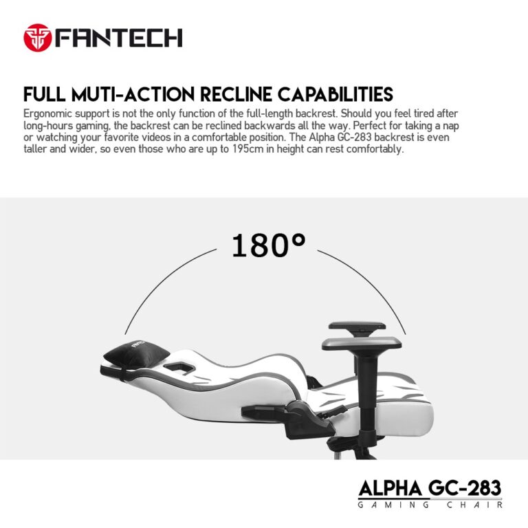 Fantech Alpha GC283 Gaming Chair – White - 101 Multimedia