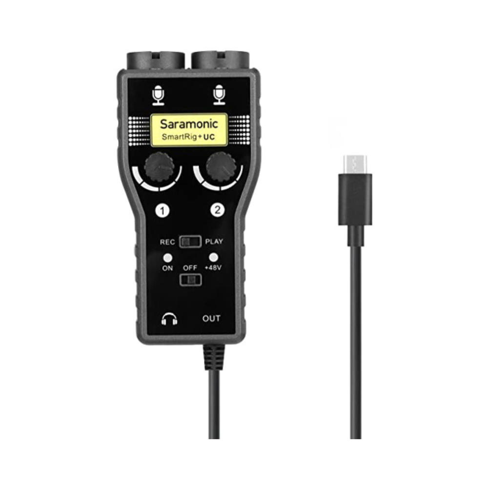 Saramonic SmartRig+ UC Two-Channel Audio Interface for Type-C Devices ...