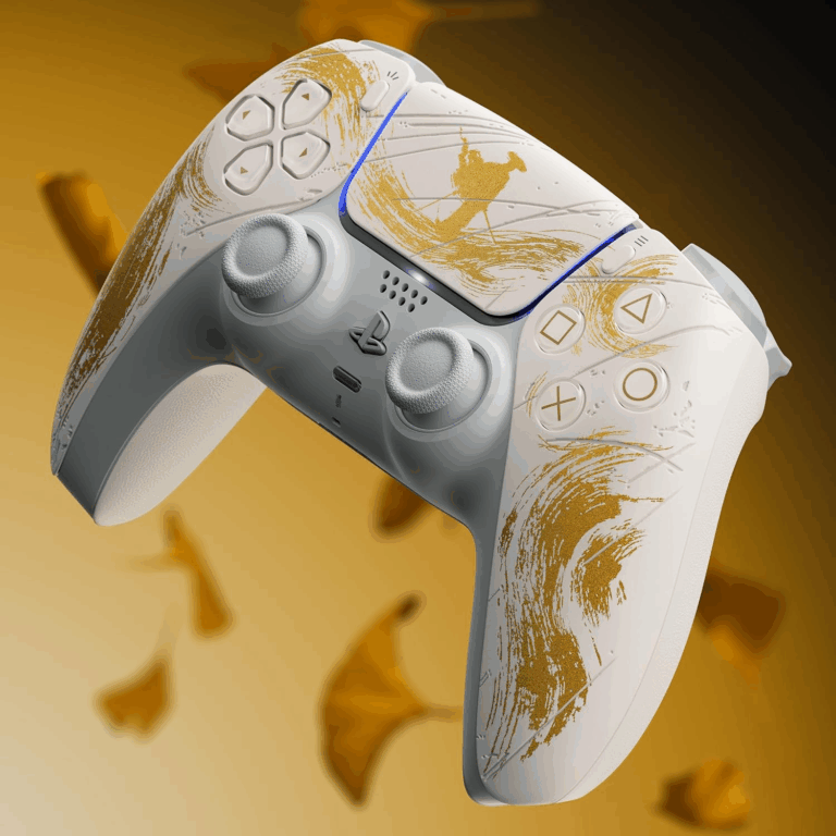 Sony PS5 Dualsense Wireless Controller - Ghost of Yōtei Gold Limited ...