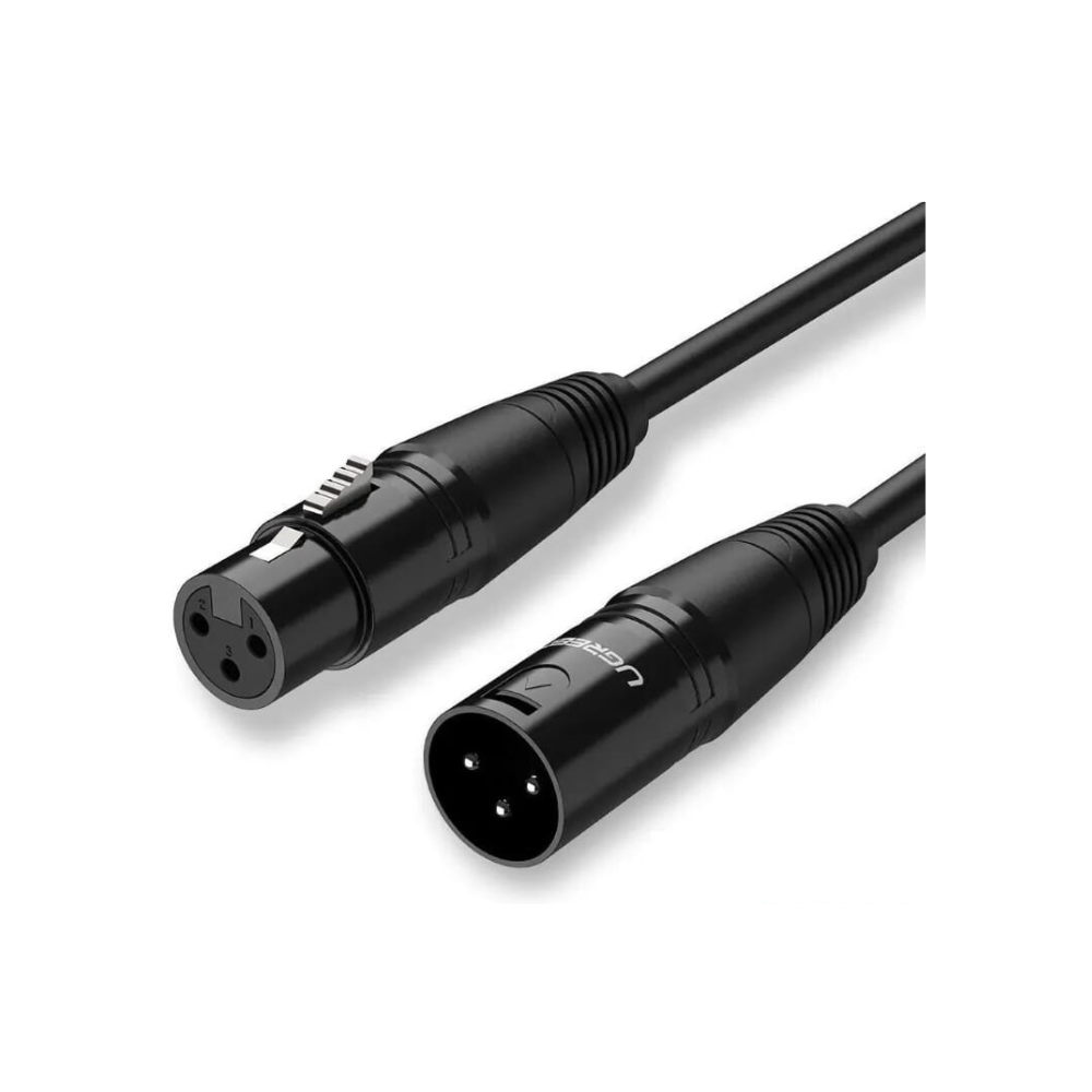 Ugreen - 20711 Cannon Male to Female Microphone Extension Audio Cable ...