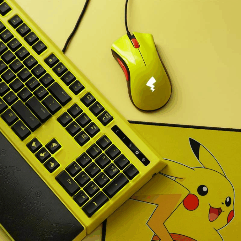 Razer x Pokemon Pikachu Edition Bundle (Keyboard, Mouse and MousePad ...