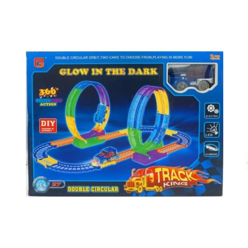 Tracks Glow in the Dark Race Car Track - 101 Multimedia