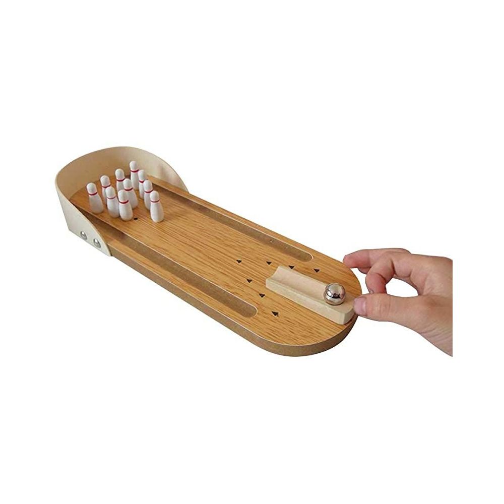 Mini Wooden Bowling Game Set - 101 Multimedia