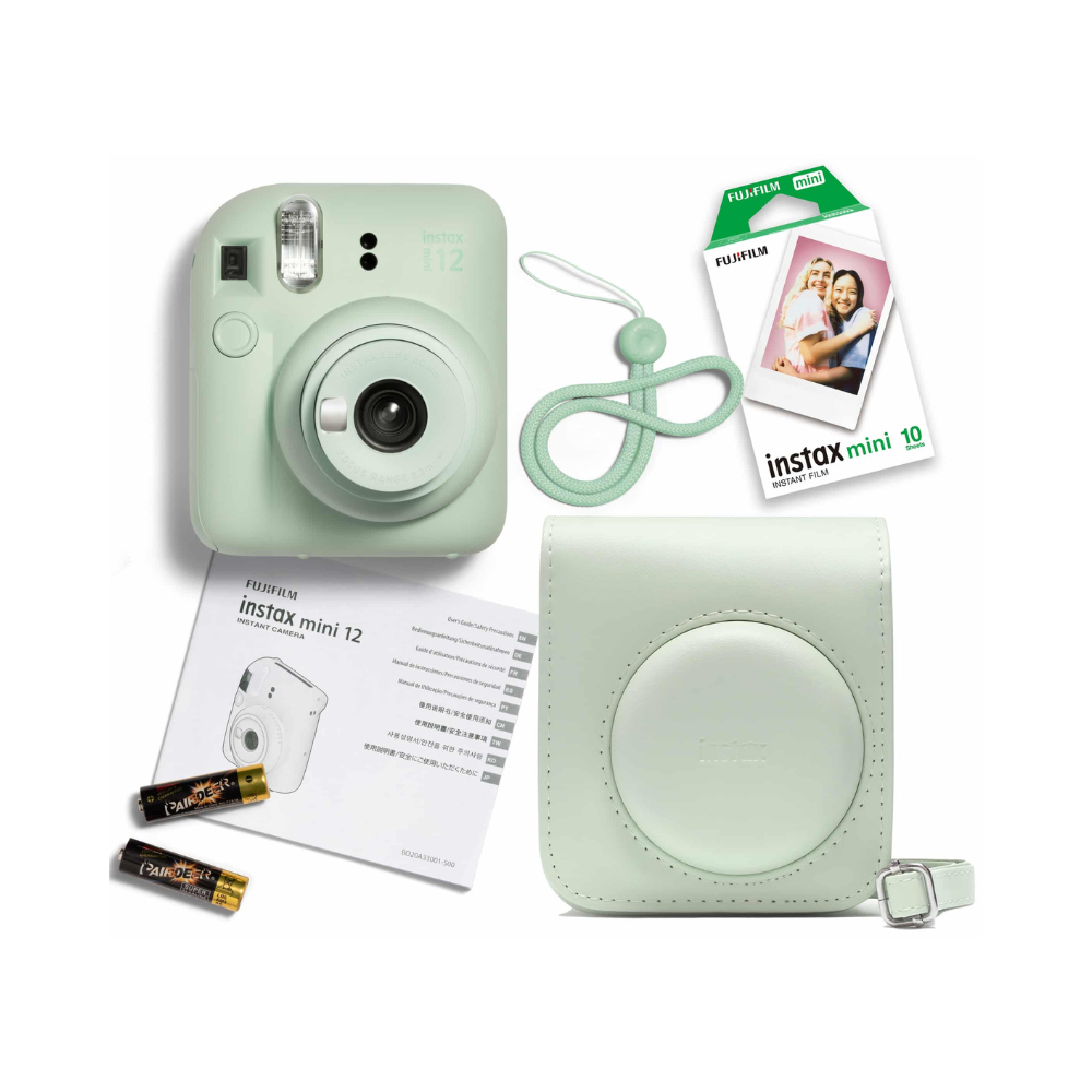 Fujifilm INSTAX MINI 12 Kit (Green) - 101 Multimedia