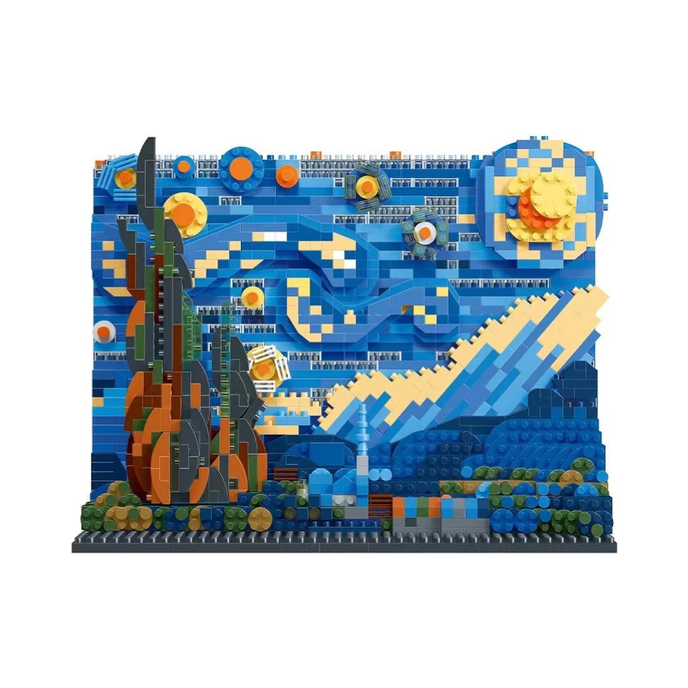 Moyu Building Blocks Painting, The Starry Night - 101 Multimedia