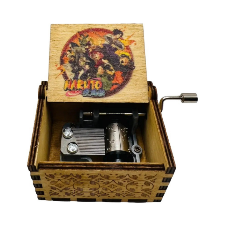 Engraved Wooden Music Box - Naruto Style 3 - 101 Multimedia