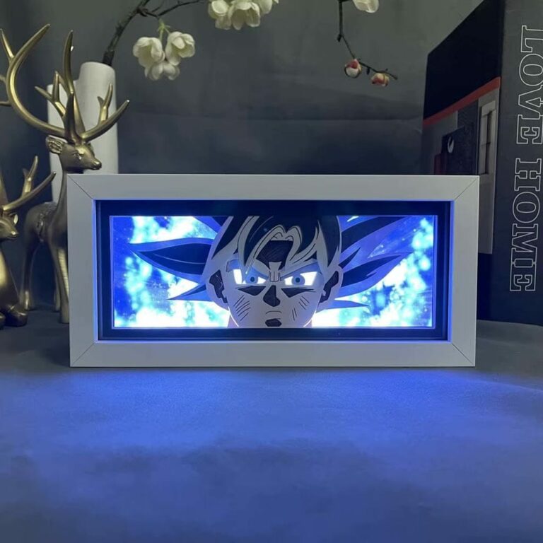 Anime Light Box Dragon Ball Ultra Instinct Goku Face Lamp - 101 Multimedia