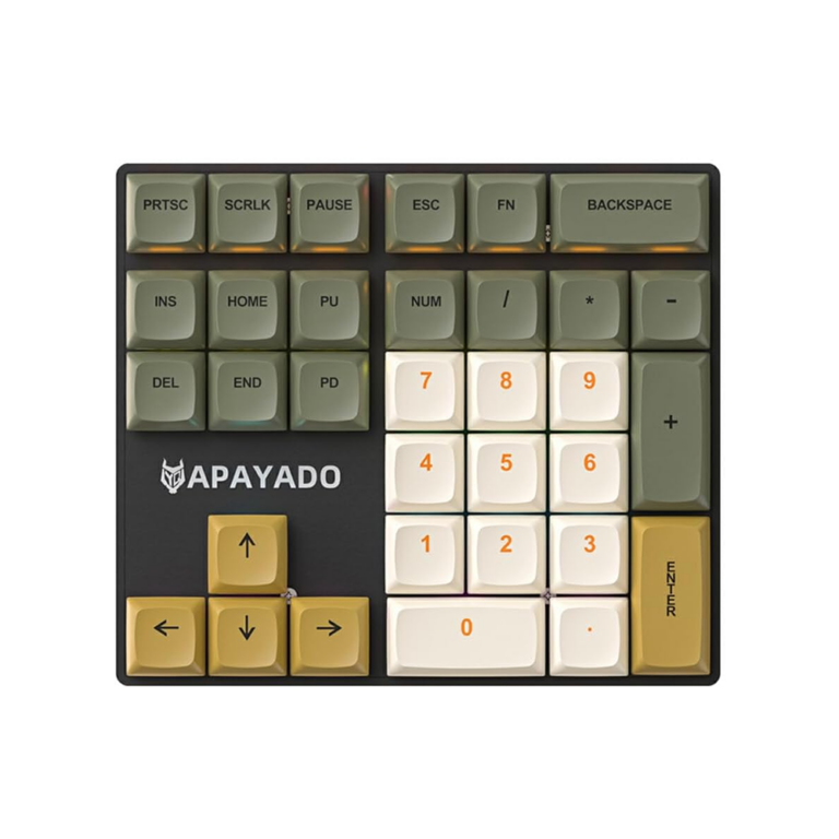APAYADO - K33 Wired Mechanical Numeric Keypad - 101 Multimedia