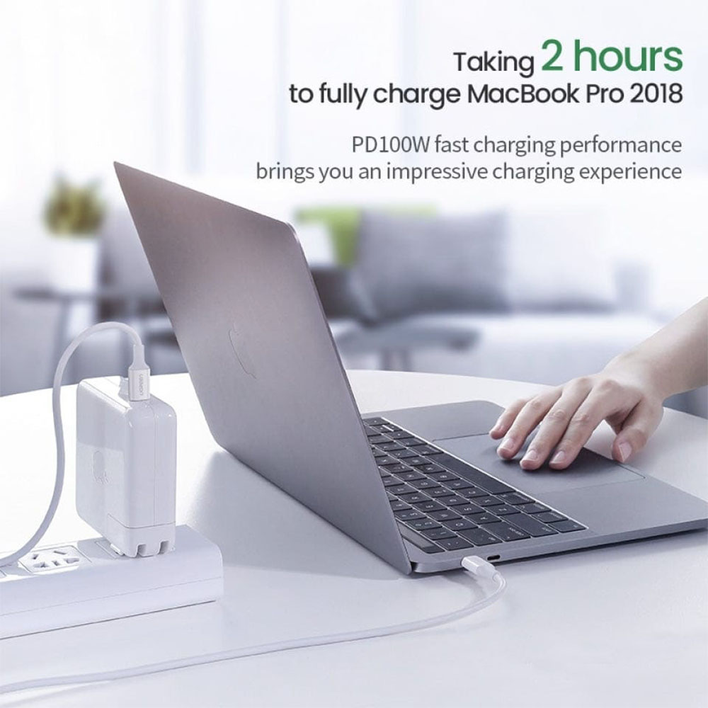 Ugreen - 60551 USB2.0 Type-C Male to Male Cable 5A 1m - 101 Multimedia