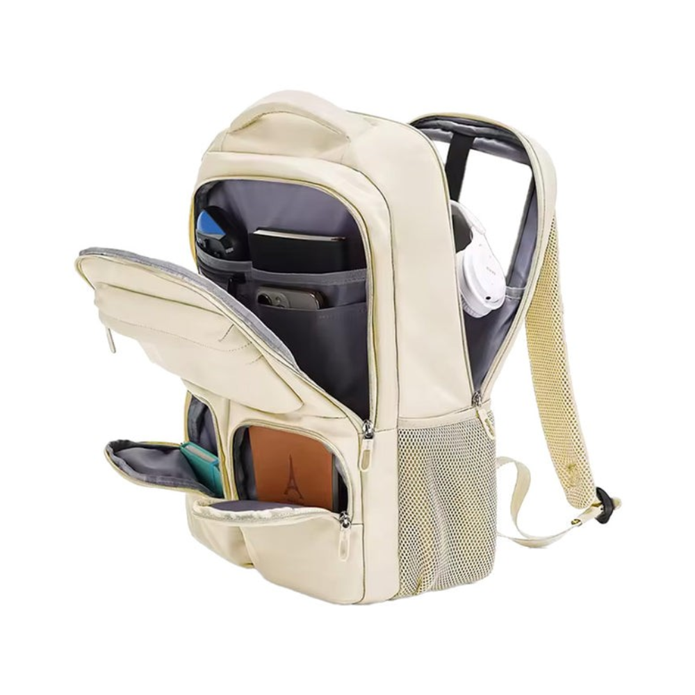 BANGE Backpack (BG-1807) - Cream (Beige) - 101 Multimedia
