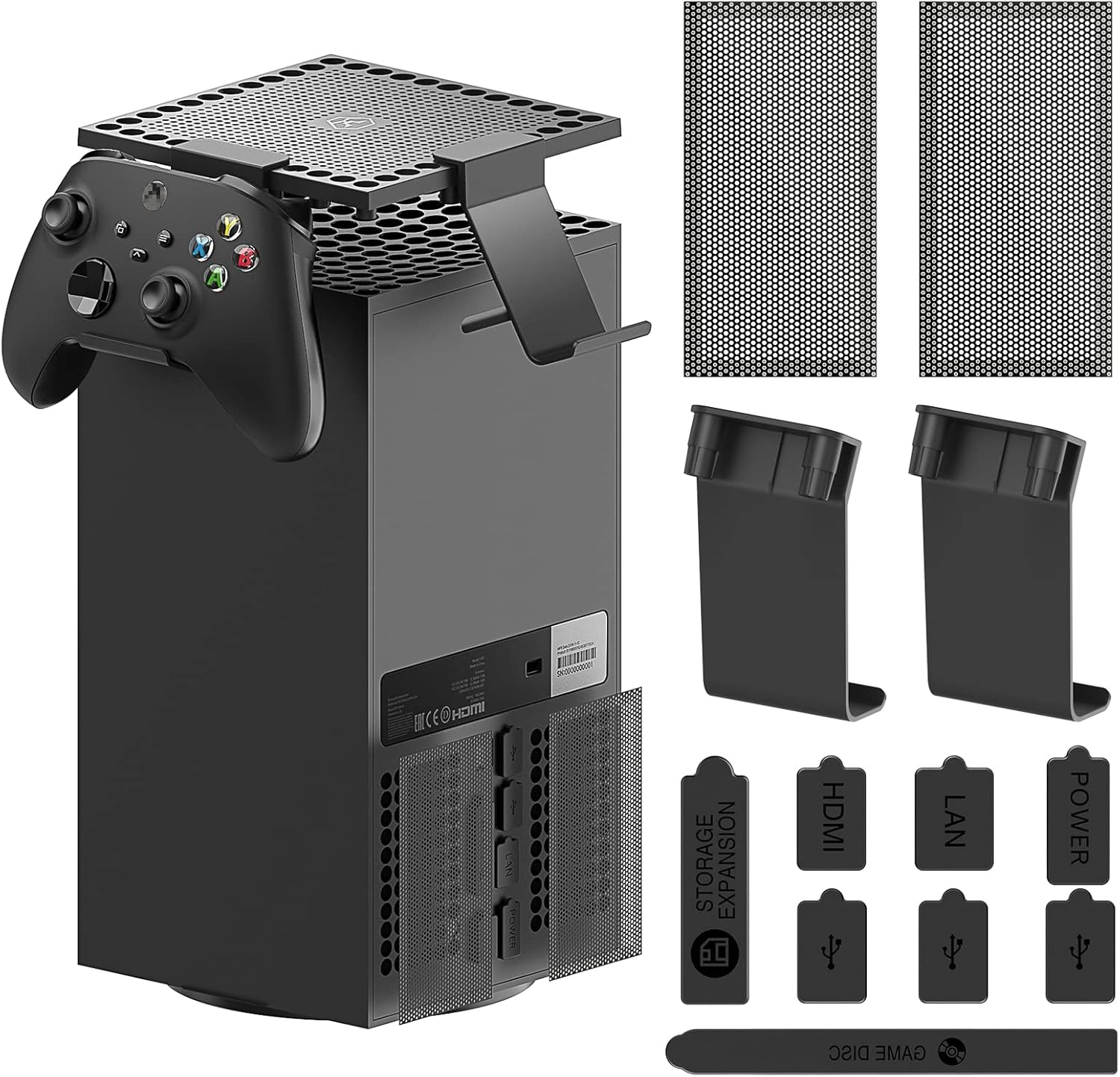 AOLION - Dust Cover Controller Mount for Xbox Series X - 101 Multimedia