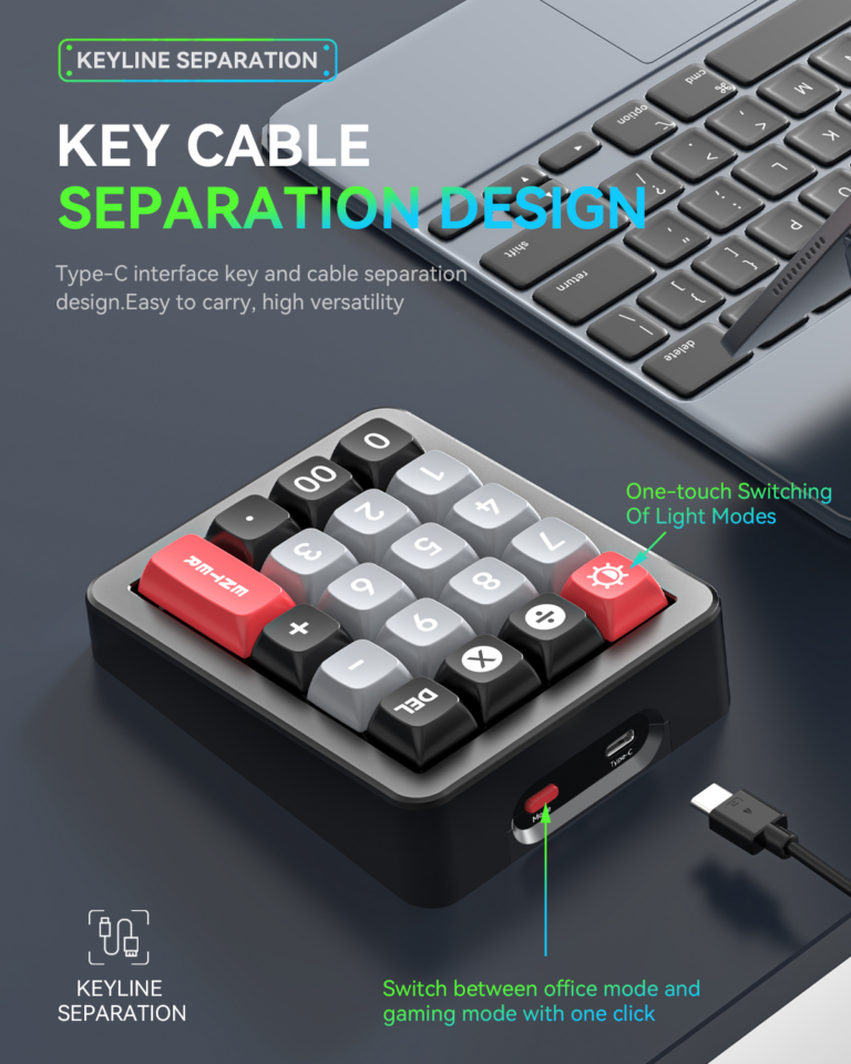 MKESPN K812 Wired Mechanical Numeric Keypad - 101 Multimedia