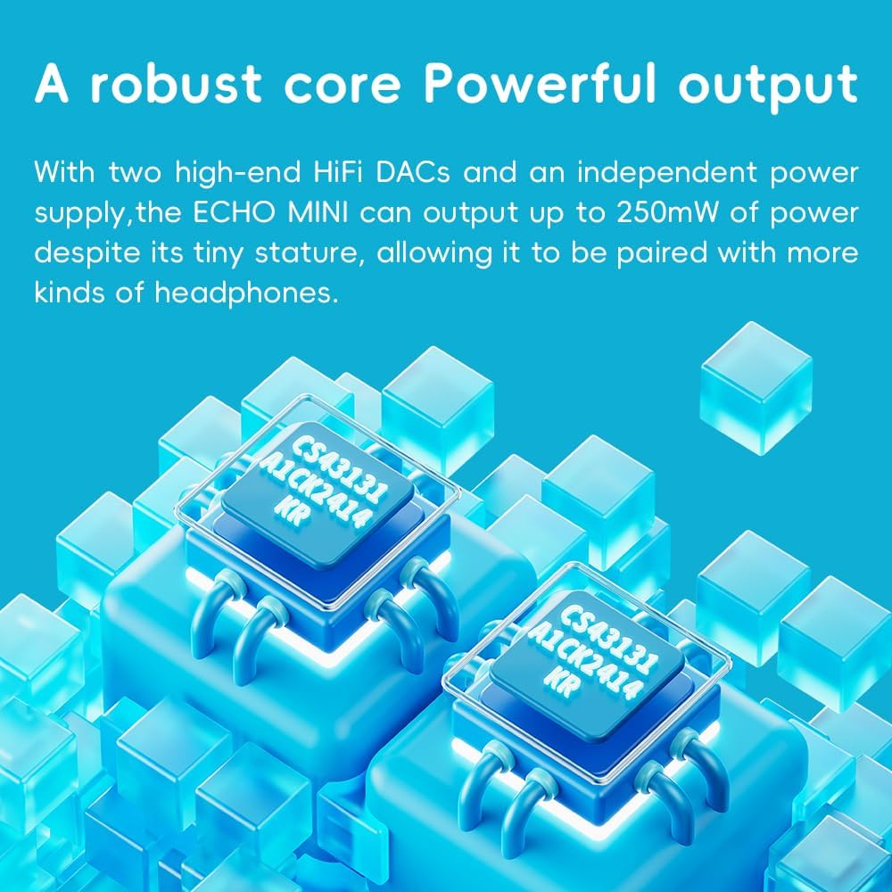 SnowSky / FiiO Echo MINI HiFi Bluetooth MP3 Player (Sky Blue) - 101 ...