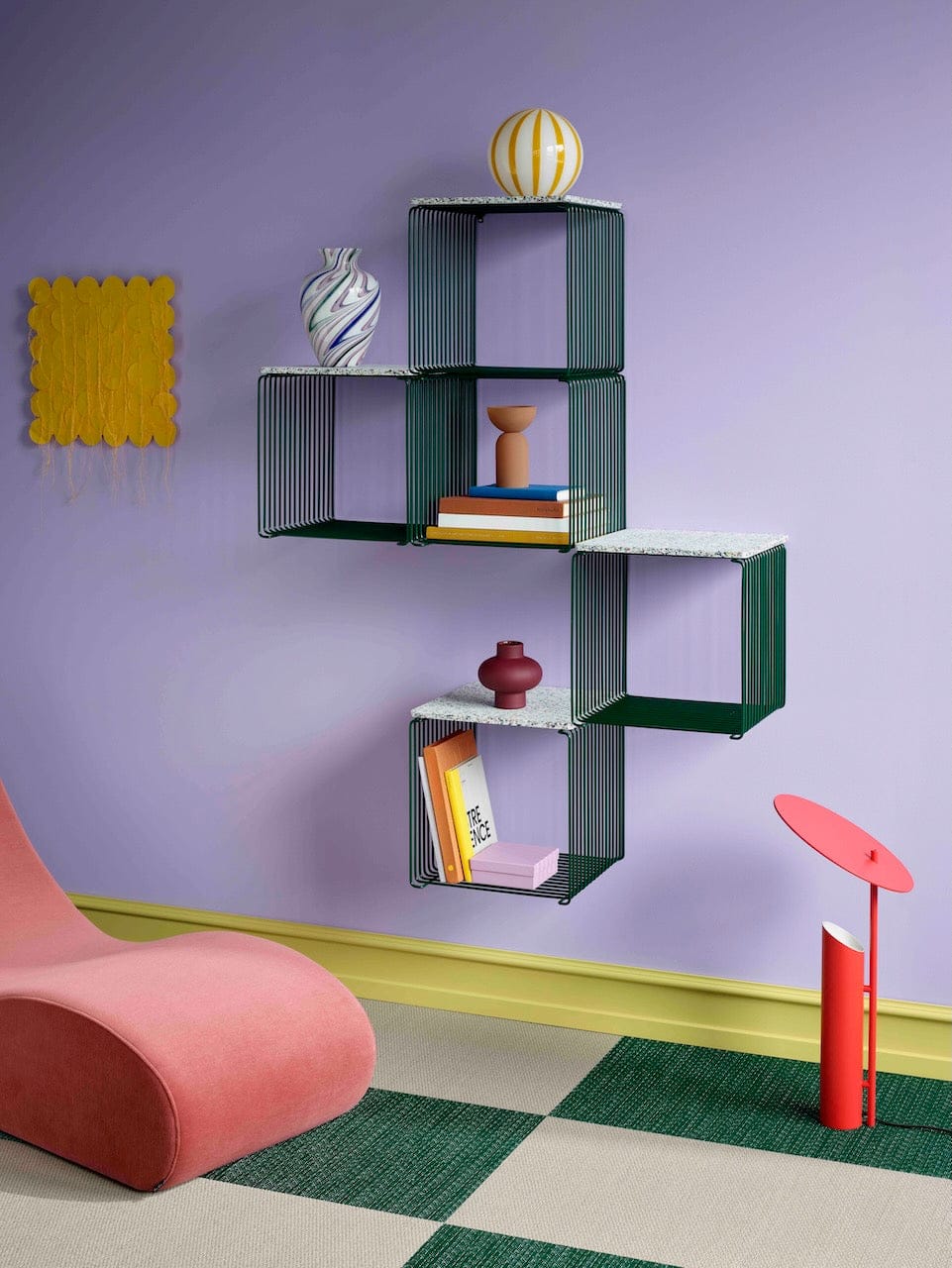 Phanton Wire Cube Shelf (White) - 101 Multimedia