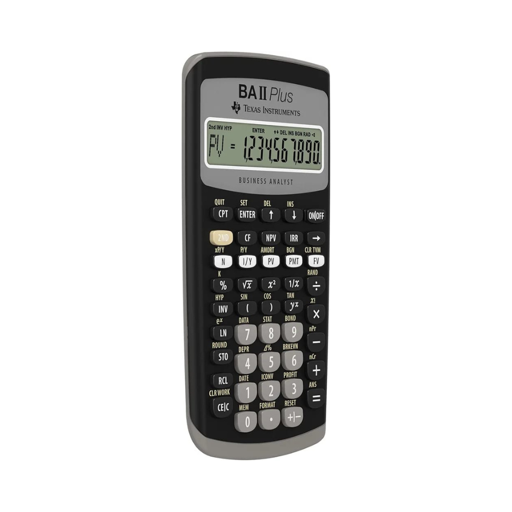 Texas Instruments BA II Plus Financial Calculator - 101 Multimedia