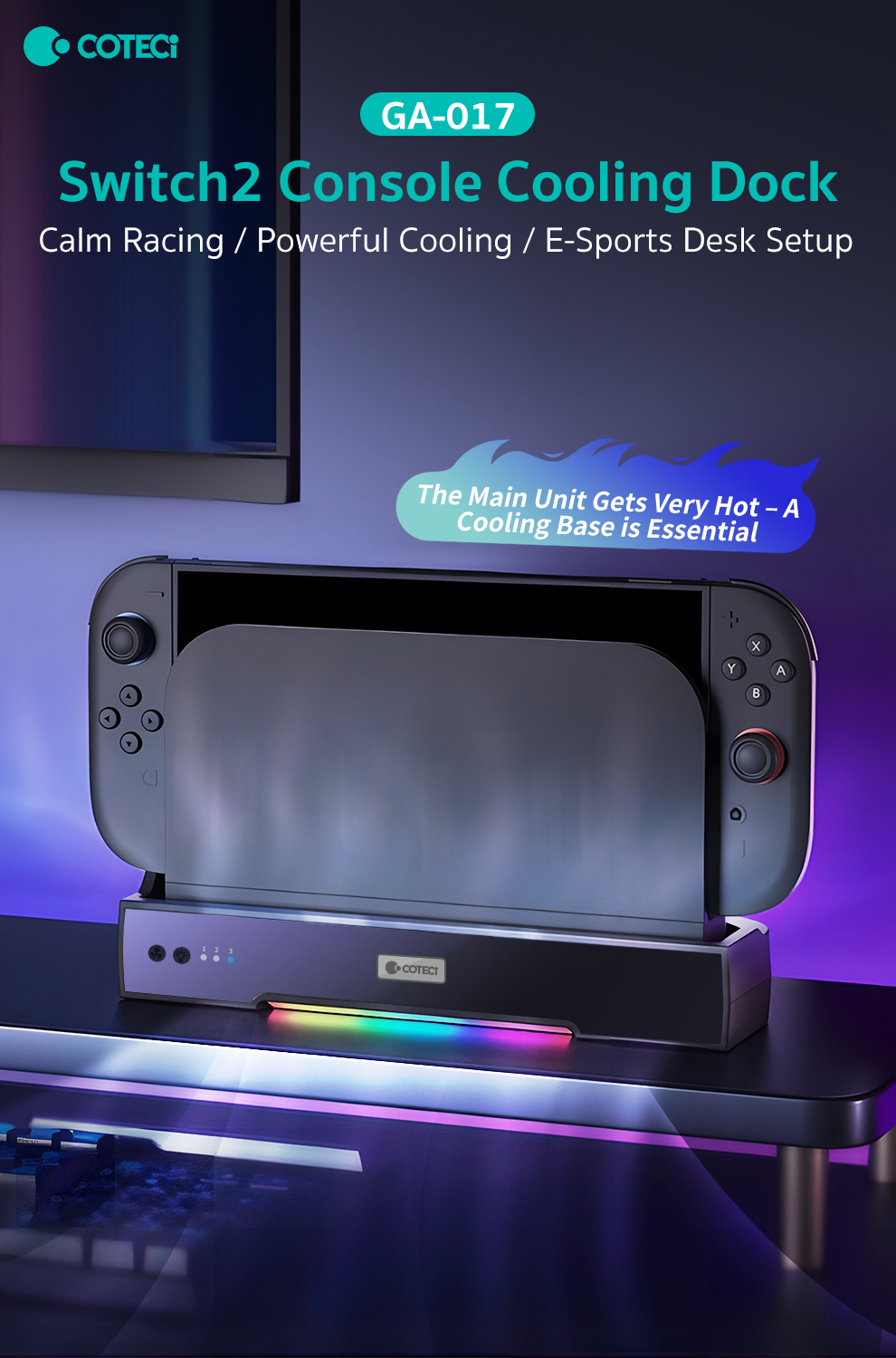 COTECi Host Cooling Base for Nintendo Switch 2 - 101 Multimedia