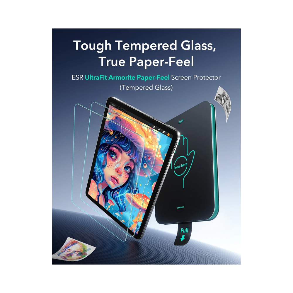 ESR UltraFit Armorite Paper-Feel Screen Protector for iPad 10.9"/11 ...