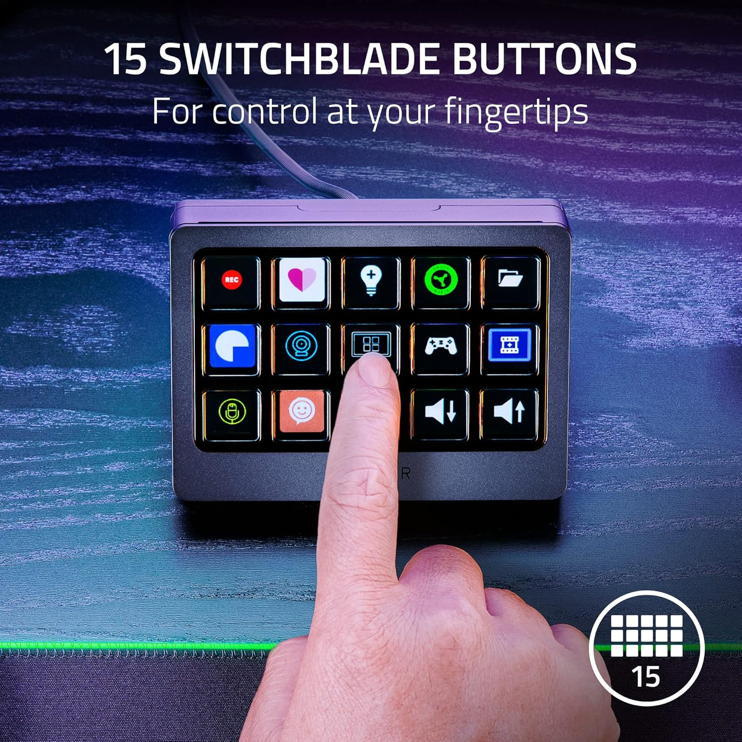 Razer Stream Controller X All-in-One Keypad for Streaming - 101 Multimedia